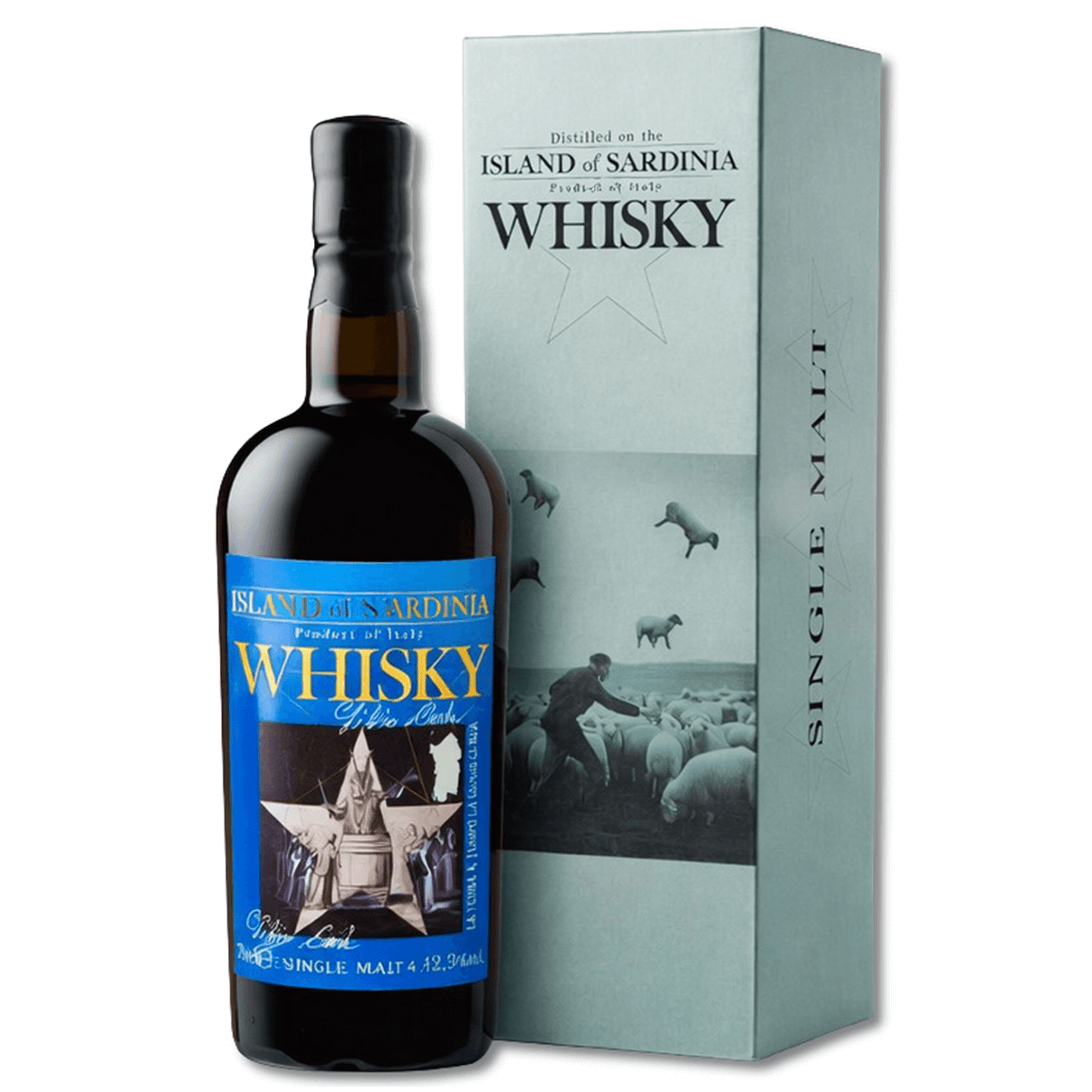 Whisky Island of Sardinia Single Malt Ex Botte da Vernaccia Silvio Car ...